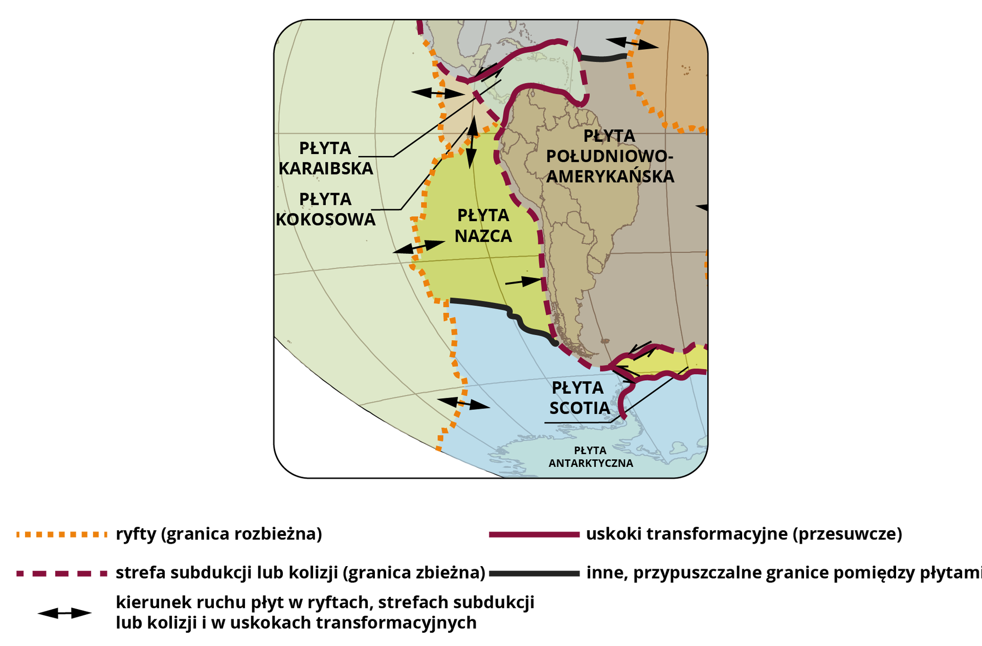 Sprawdź się - Subdukcja i kolizja płyt tektonicznych na Ziemi - zpe.gov.pl