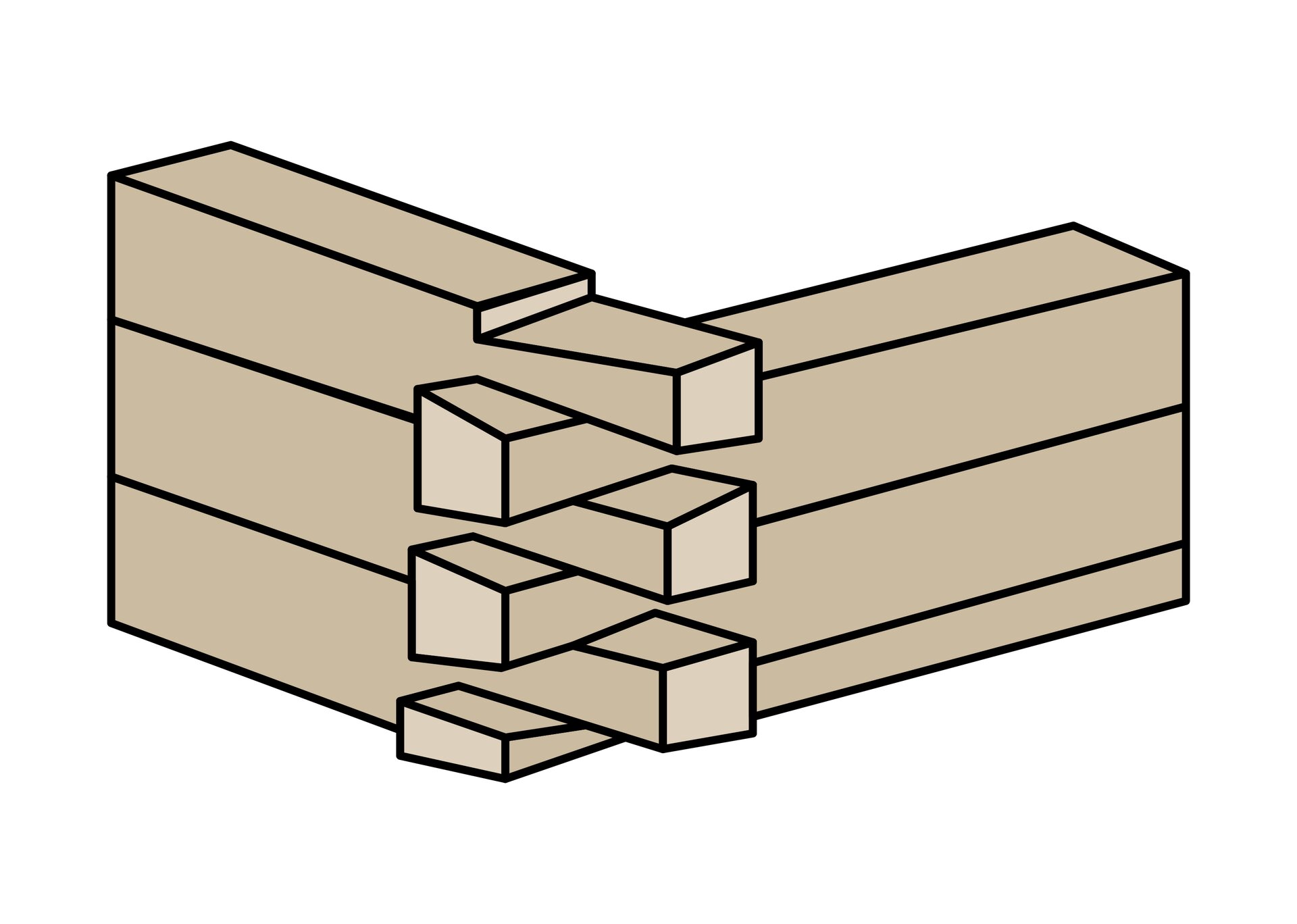 Złącza ciesielskie - Połączenia i złącza - zpe.gov.pl